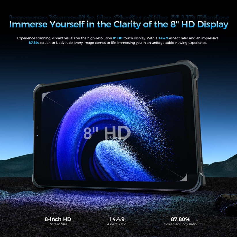 OUKITEL RT3 Plus 4G Rugged 8-inch Tablet, 11000mAh | OUKITEL Store